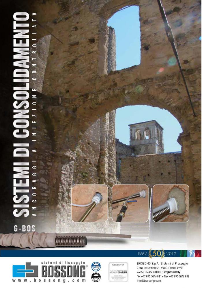 Bossong - Sistemi di fissaggio e consolidamento